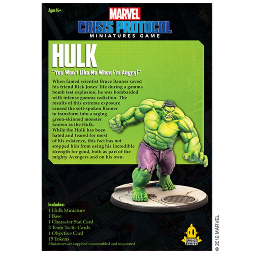 Marvel Crisis Protocol - Hulk – Want To Game